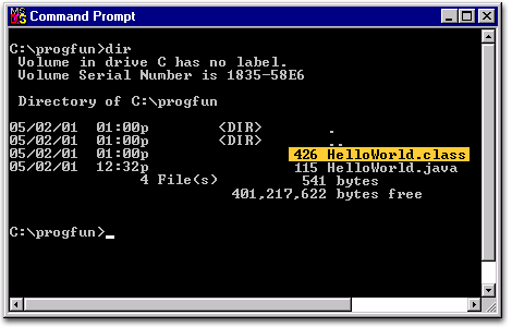 Java Compiler - Exercise